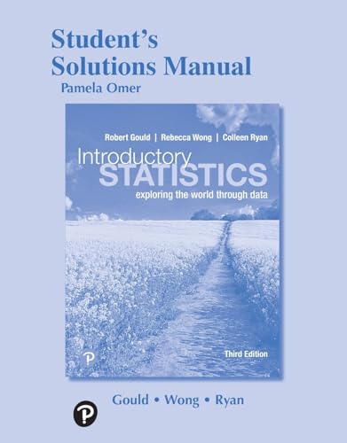 Student Solutions Manual for Introductory Statistics: Exploring the ... Student Solutions Manual for Introductory Statistics: Exploring the ...