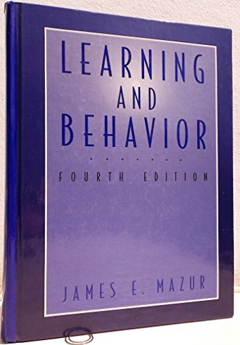 9780135276235: Learning and Behaviour - James E. Mazur: 0135276233 ... 9780135276235: Learning and Behaviour - James E. Mazur: 0135276233 ...