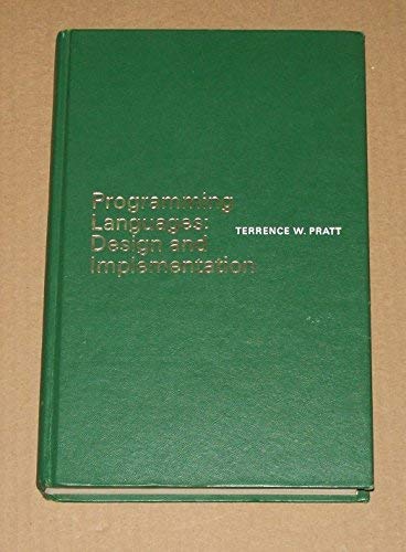 9780137304325: Programming Languages: Design and Implementation - Pratt ... 9780137304325: Programming Languages: Design and Implementation - Pratt ...