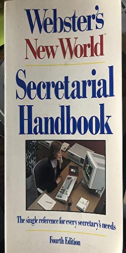 Webster's New World Secretarial Handbook de Merriam-Webster: Very Good ... Webster's New World Secretarial Handbook de Merriam-Webster: Very Good ...