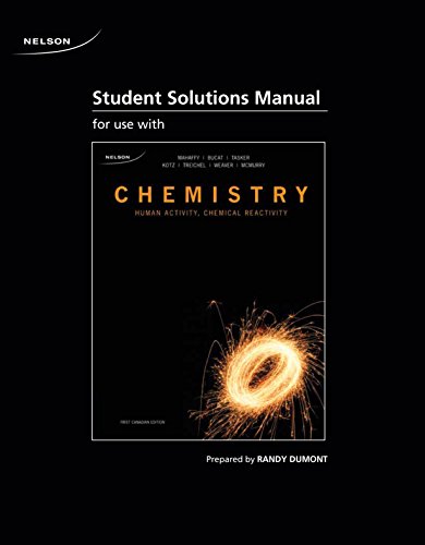 Student Solutions Manual for Chemistry: Human Activity, Chemical ... Student Solutions Manual for Chemistry: Human Activity, Chemical ...
