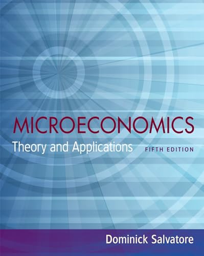 Microeconomics: Theory and Applications - Salvatore, Dominick ... Microeconomics: Theory and Applications - Salvatore, Dominick ...