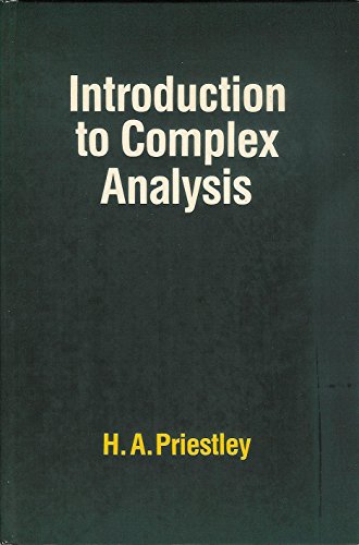 Introduction to Complex Analysis: 9780198532477 - ZVAB Introduction to Complex Analysis: 9780198532477 - ZVAB