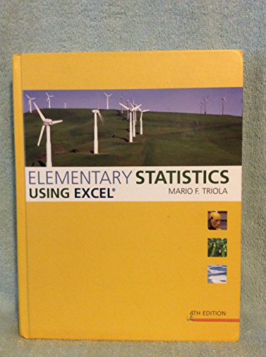 Elementary Statistics Using Excel - Triola, Mario F.: 9780321564962 ... Elementary Statistics Using Excel - Triola, Mario F.: 9780321564962 ...