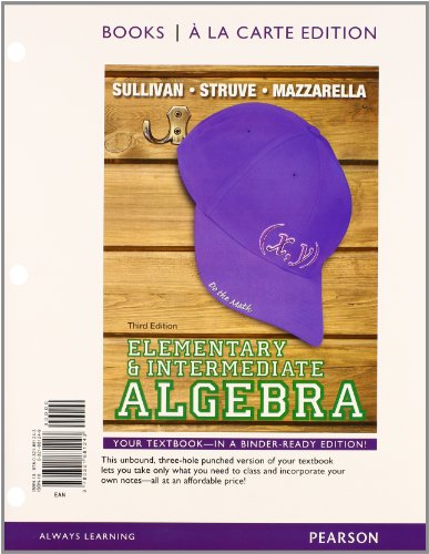 Elementary & Intermediate Algebra Books a la Carte Edition Plus NEW ... Elementary & Intermediate Algebra Books a la Carte Edition Plus NEW ...