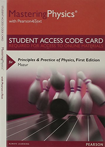 Mastering Physics with Pearson eText -- Standalone Access Card -- for ... Mastering Physics with Pearson eText -- Standalone Access Card -- for ...