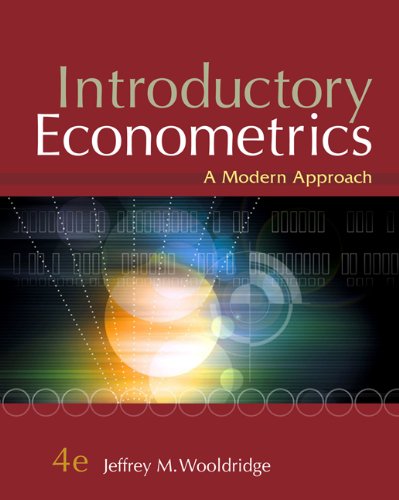 Introductory Econometrics Modern Approach Abebooks