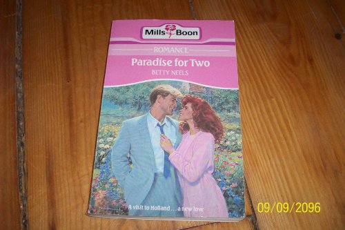 Paradise For Two By Neels Betty Near New Soft Cover 1989 1st Printing Mirror Image Book