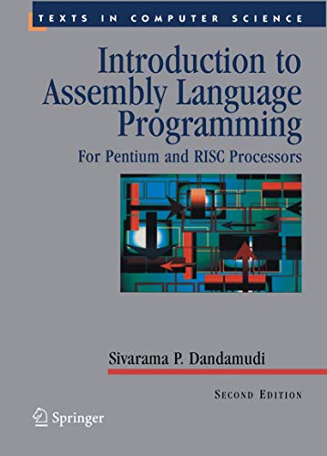 Introduction To Assembly Language Programming For Pentium And Risc Processors Texts In