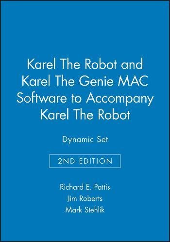 Karel the Robot: Gentle Introduction to the Art of Programming - Pattis ... Karel the Robot: Gentle Introduction to the Art of Programming - Pattis ...