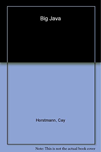 Big Java : Programming and Practice by Horstmann, Cay S.: Good (2002 ... Big Java : Programming and Practice by Horstmann, Cay S.: Good (2002 ...