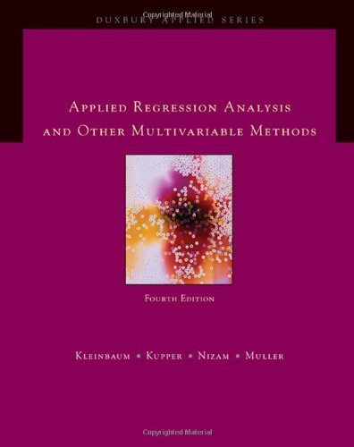 Applied Regression Analysis and Other Multivariable Methods - Kleinbaum ... Applied Regression Analysis and Other Multivariable Methods - Kleinbaum ...