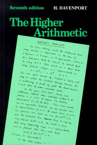The Higher Arithmetic An Introduction To The Theory Of Numbers