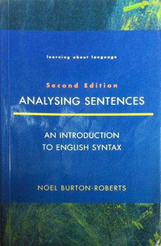 analysing sentences introduction english - Iberlibro analysing sentences introduction english - Iberlibro