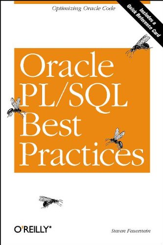 Oracle Plsql Best Practices Optimizing Oracle Code By Feuerstein Steven Good 2001 1st
