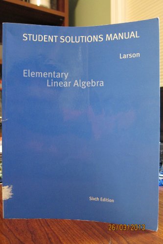 9780618783779: Student Solutions Manual for Larson/Flavo S Elementary ... 9780618783779: Student Solutions Manual for Larson/Flavo S Elementary ...