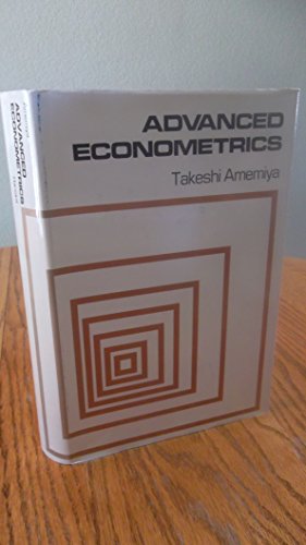 Advanced Econometrics - Amemiya, Takeshi: 9780674005600 - AbeBooks Advanced Econometrics - Amemiya, Takeshi: 9780674005600 - AbeBooks