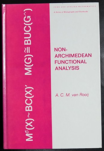 Non Archimedean Functional Analysis, First Edition - AbeBooks Non Archimedean Functional Analysis, First Edition - AbeBooks