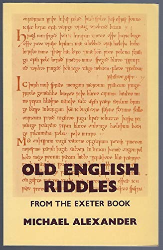 Old English Riddles: From the Exeter Book (Poetica) - Alexander ...
