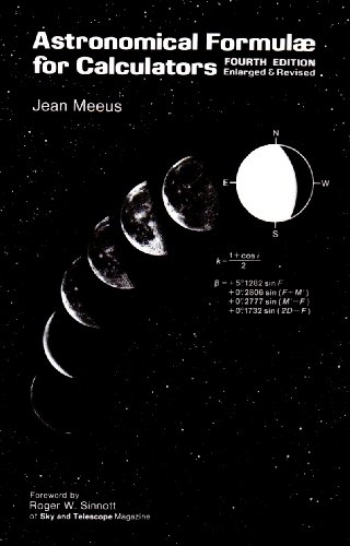 Astronomical Formulae for Calculators - Meeus, Jean: 9780943396224 ... Astronomical Formulae for Calculators - Meeus, Jean: 9780943396224 ...