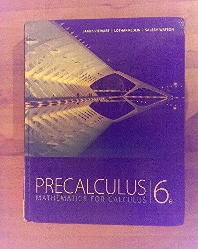 9781111428747: Precalculus: Mathematics for Calculus, 6th Edition ... 9781111428747: Precalculus: Mathematics for Calculus, 6th Edition ...