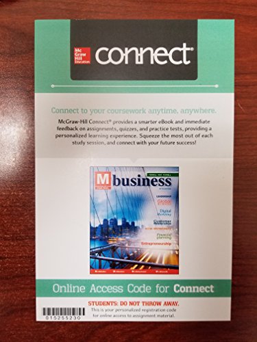 Connect Access Card for M: Business - O. C. Ferrell: 9781259695063 ... Connect Access Card for M: Business - O. C. Ferrell: 9781259695063 ...