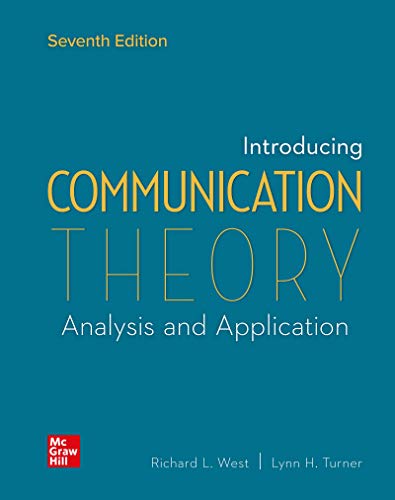 Introducing Communication Theory: Analysis and Application by West ... Introducing Communication Theory: Analysis and Application by West ...