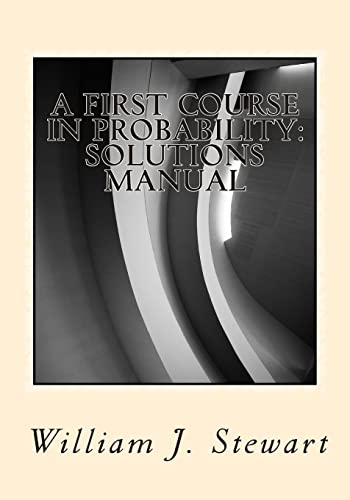A First Course in Probability: Solutions Manual (Paperback) by William ... A First Course in Probability: Solutions Manual (Paperback) by William ...
