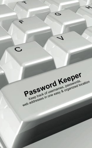 Password Keeper Keep Track Of Usernames Passwords Web Addresses In