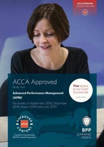 ACCA Advanced Performance Management: Study Text - BPP Learning Media ... ACCA Advanced Performance Management: Study Text - BPP Learning Media ...