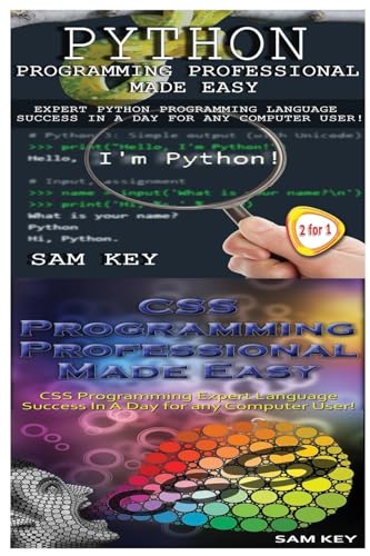 Python Programming Professional Made Easy And Css Programming Professional Made Easy Key Sam