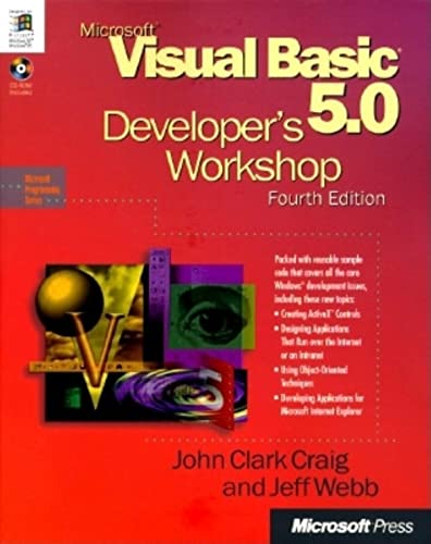 Visual Basic 5 Developers Workshop: 0 DEVELOPER'S WORKSHOP-4 ED ... Visual Basic 5 Developers Workshop: 0 DEVELOPER'S WORKSHOP-4 ED ...