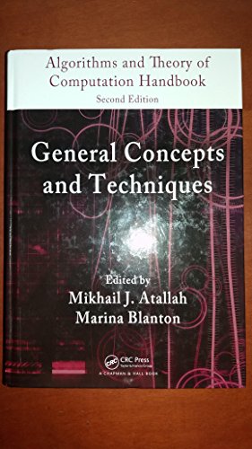 Algorithms And Theory Of Computation Handbook Second Edition Volume 1 General Concepts And