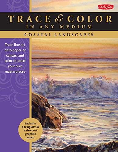 Coastal Landscapes: Trace line art onto paper or canvas, and color or ... Coastal Landscapes: Trace line art onto paper or canvas, and color or ...