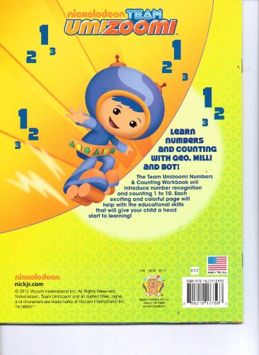 Team Umizoomi Numbers + Counting Workbook: 9781621915836 - AbeBooks Team Umizoomi Numbers + Counting Workbook: 9781621915836 - AbeBooks