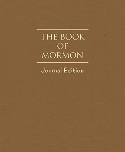 The Book Of Mormon Journal Edition Toffee No Index Deseret Book