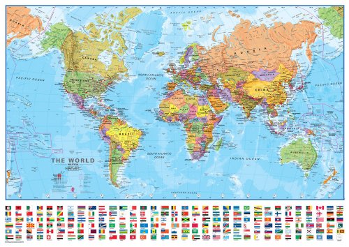 World Political Map 2018 - AbeBooks World Political Map 2018 - AbeBooks