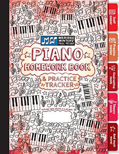 Piano Homework Book and Practice Tracker (Red) by Winters, Meridee ... Piano Homework Book and Practice Tracker (Red) by Winters, Meridee ...