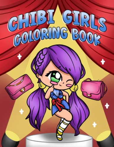 Chibi Girls Coloring Book 50 Adorable Kawaii Anime Chibi Girls