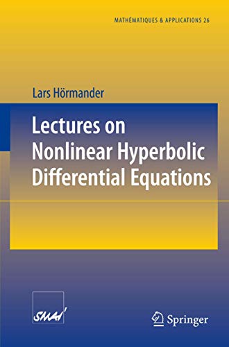 Lectures On Nonlinear Hyperbolic Differential Equations Mathématiques