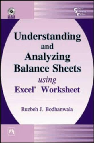 Understanding and Analysing Balance Sheets - Ruzbeh J. Bodhanwala ... Understanding and Analysing Balance Sheets - Ruzbeh J. Bodhanwala ...