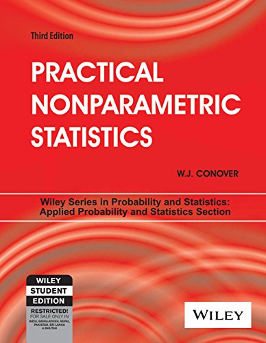 Practical Nonparametric Statistics - W. J. Conover: 9788126507757 ... Practical Nonparametric Statistics - W. J. Conover: 9788126507757 ...
