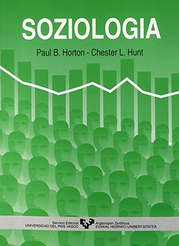Soziologia by Horton, Paul B.; Hunt, Chester L.: Good PAPERBACK (1995 ...