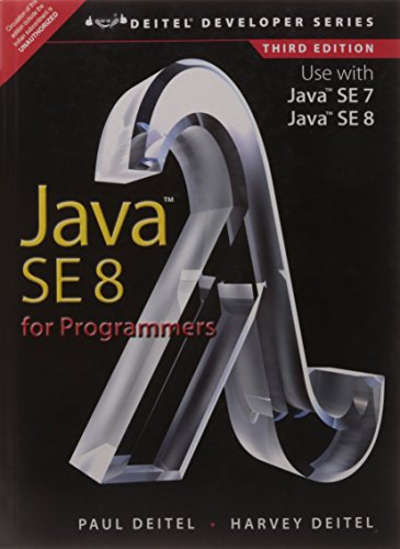 Java SE8 for Programmers, 3/e: 9789332539068 - AbeBooks Java SE8 for Programmers, 3/e: 9789332539068 - AbeBooks