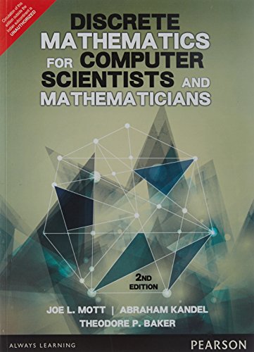 Discrete mathematics for Computer Scient - Mott & Kandel: 9789332550490 ... Discrete mathematics for Computer Scient - Mott & Kandel: 9789332550490 ...