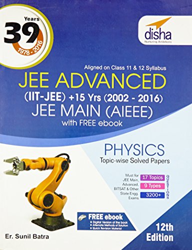 39 Years Iit Jee Advanced 15 Yrs Jee Main Topic Wise Solved Paper