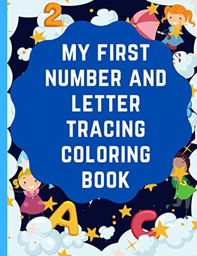 My First Number And Letter Tracing Coloring Book Preschool Writing Training Book Pen Control